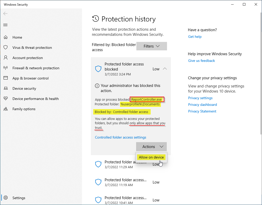 Error creating report in iBase 9