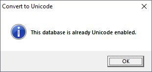 What is the "Convert to Unicode" command in iBase Designer?