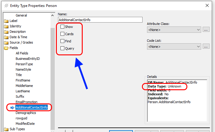 Unable to search connected iBridge data that contains unsupported data ...