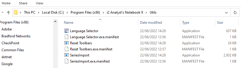 Error on import is not a recognized internal or external command