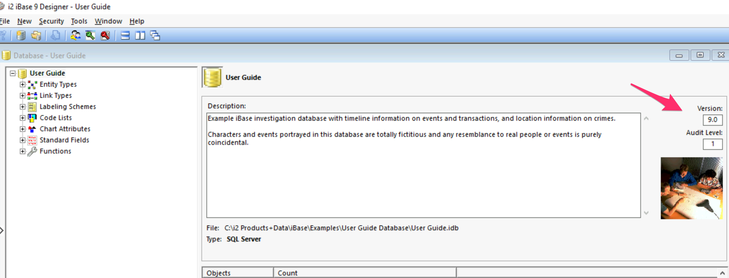 Why is my iBase database version 9.0 after upgrade to 9.1?