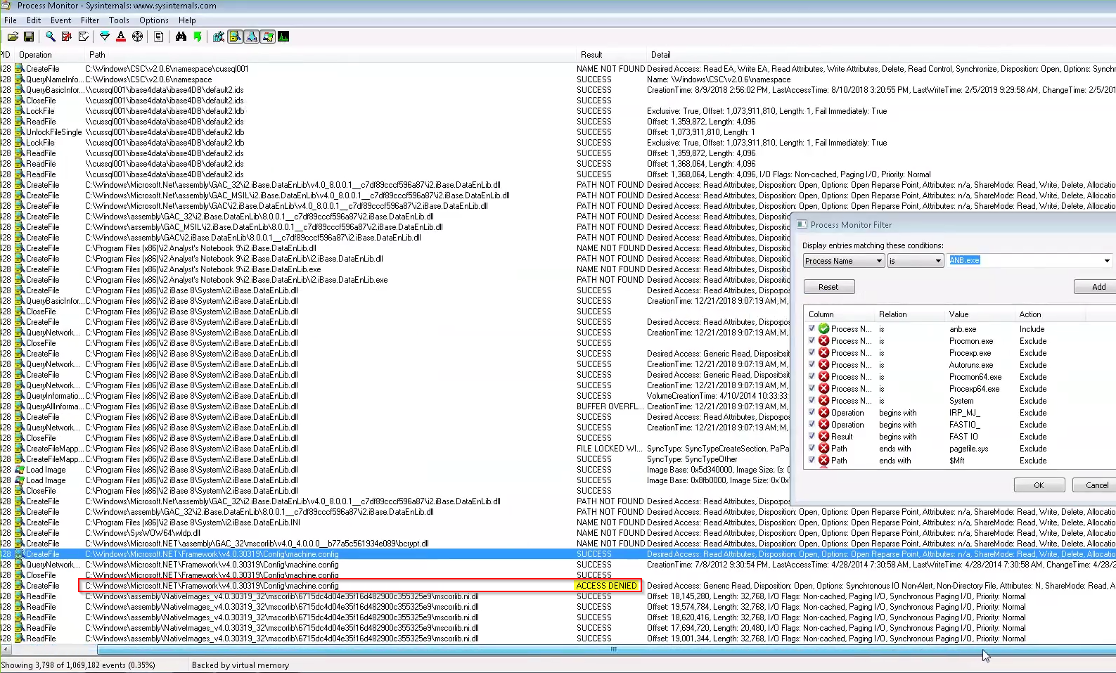 'Invalid encryption data' error when connecting to iBase from i2 ...