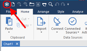 Data Sources task pane is empty, even though iBase is connected