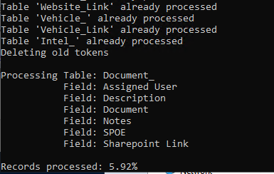 i2 iBase Search 360 Indexing hang