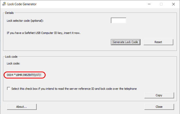 How and when run the LockCodeGenerator tool