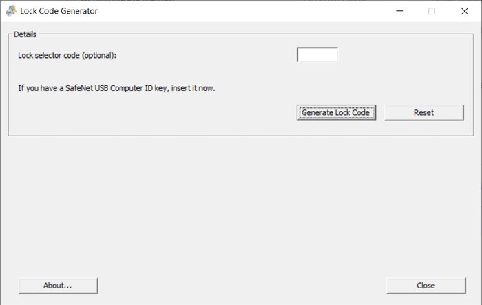 How and when run the LockCodeGenerator tool