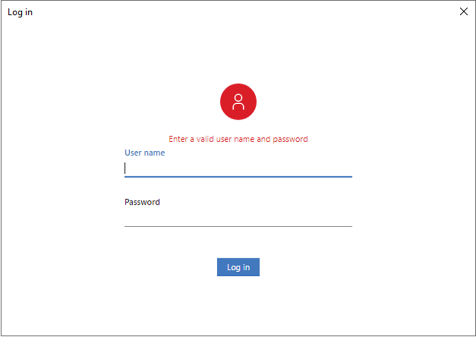 Getting message “Enter a valid username and password” when trying to ...