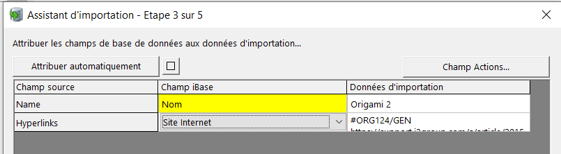 How to Import Multiple Links in a Hyperlink Field.