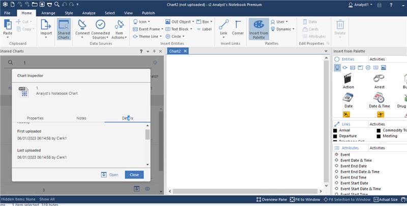 I2 Analyze Chart Store – “upload failed: This chart can no longer be ...