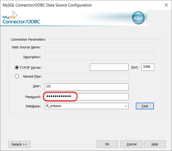 Import data from MySQL into iBase