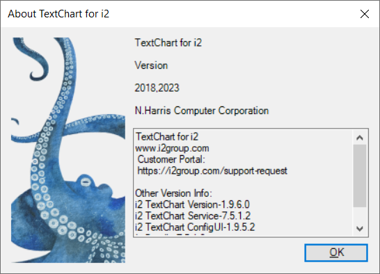 TextChart - How to get the Version number?