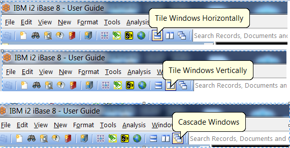 When using i2 iBase - Choose whether new dialogs appear as tabbed or ...