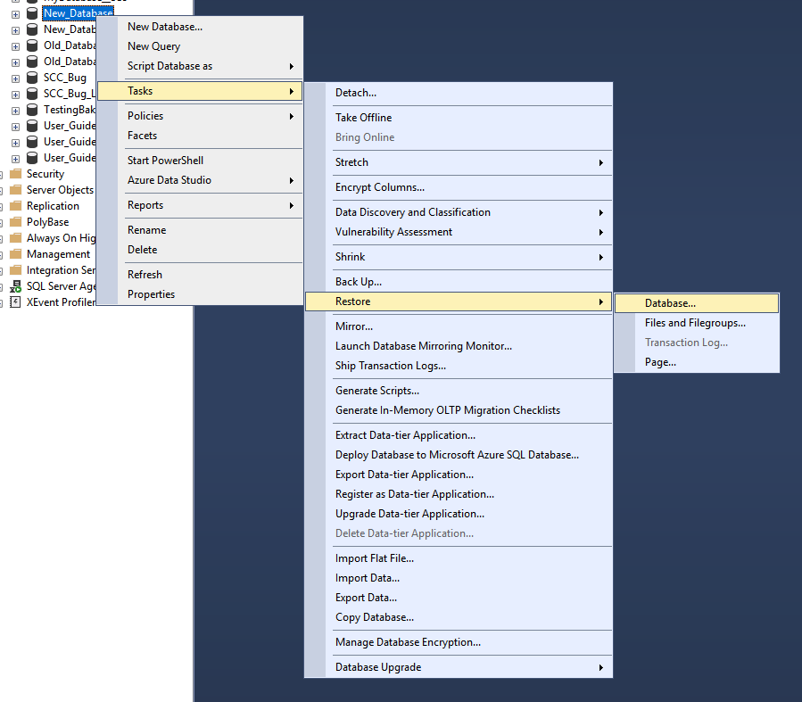 How do I rename an i2 iBase database?