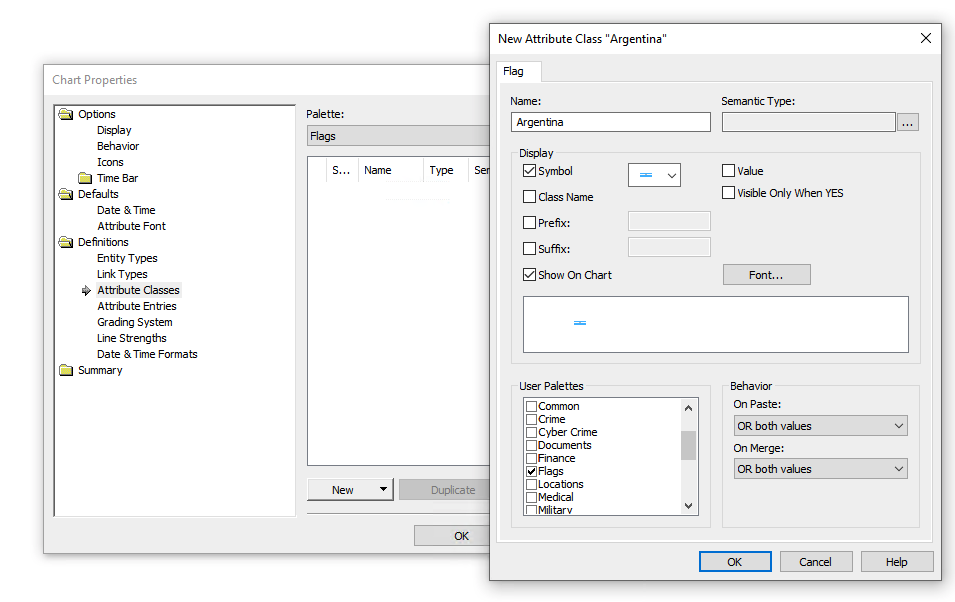How to add country flags as sub-Icons in i2 Analyst's Notebook