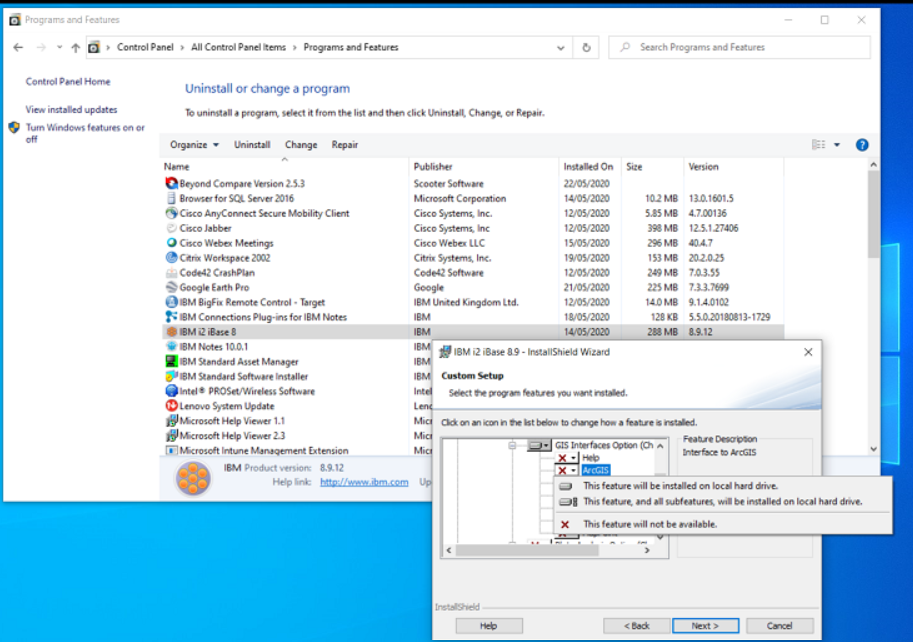 How to resolve having a blank/empty drop list down in the iBase GIS ...