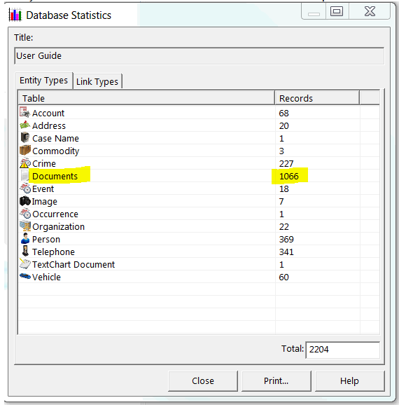 How to identify which iBase entities have hyperlinks and the filename ...